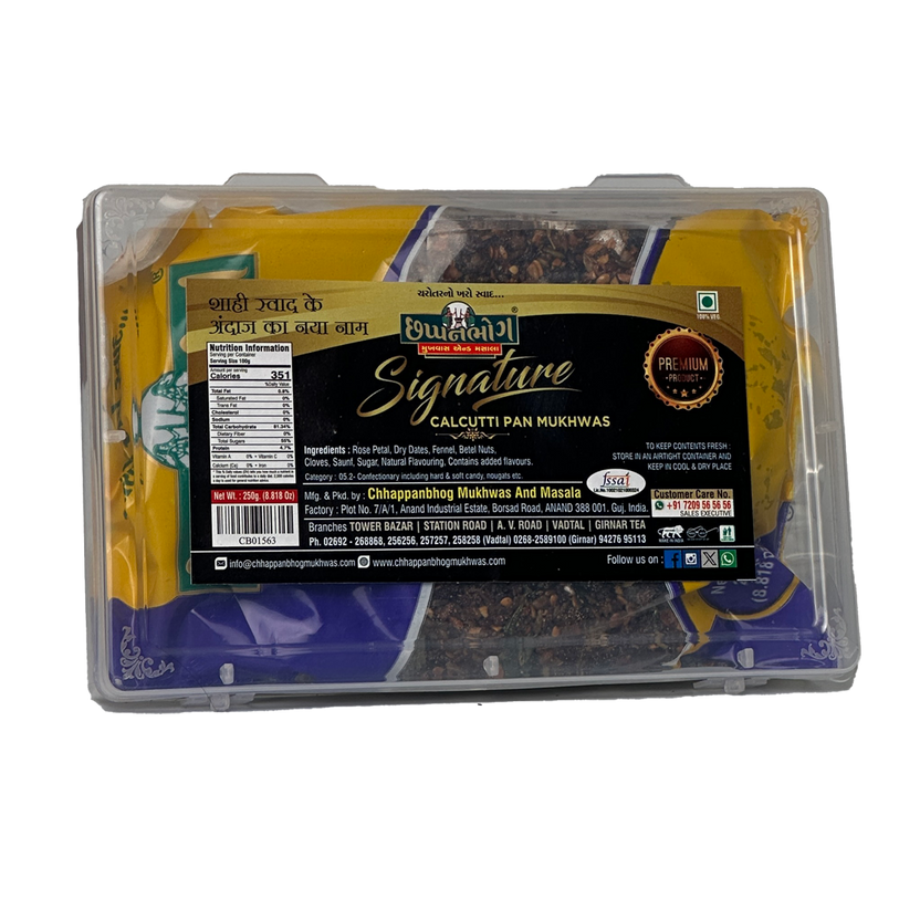 Signature Calcutti Supari Pan – Chhappanbhog Mukhwas and Masala